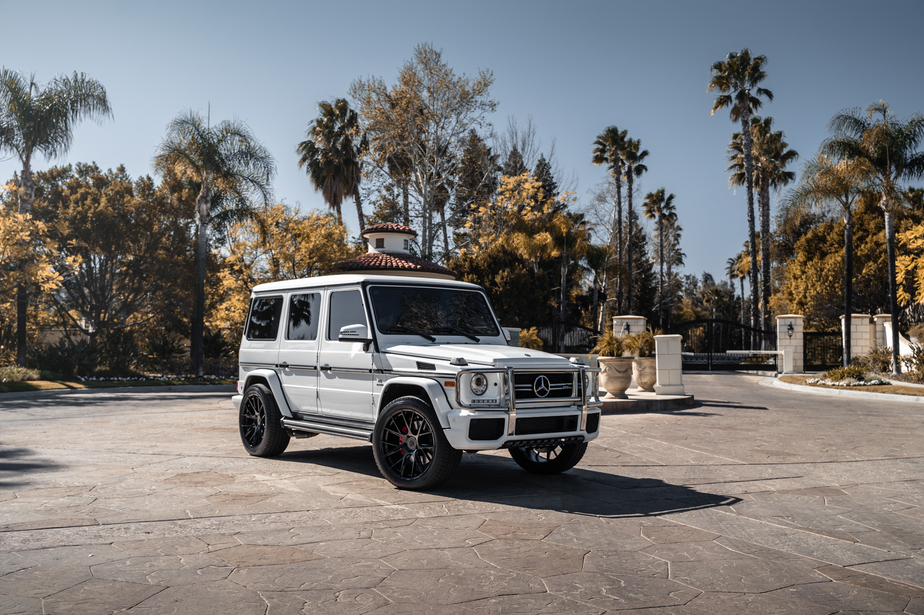 A 2017 Mercedes-Benz G63 AMG on Blaque Diamond BD-F18 Gloss Black ...